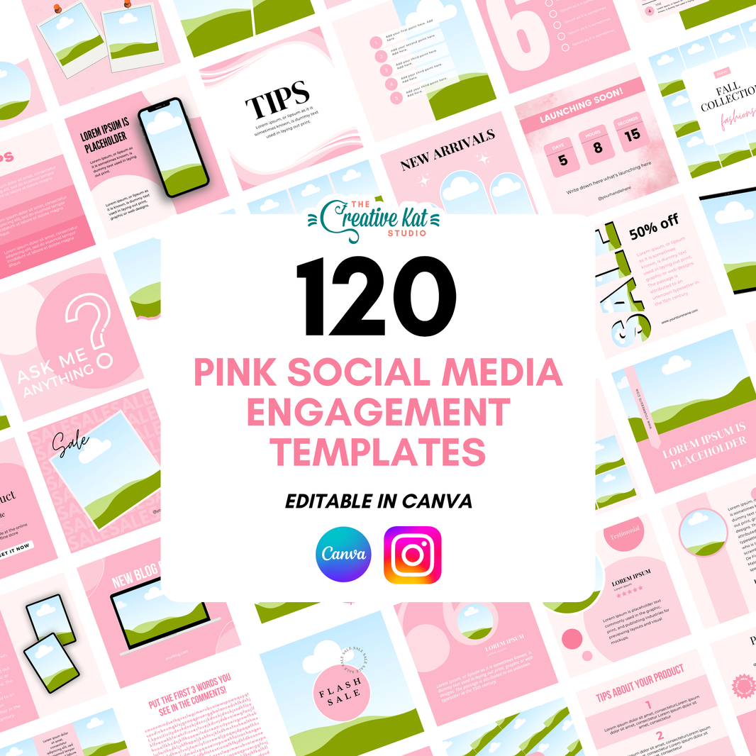 Social Media Templates – The Creative Kat Studio